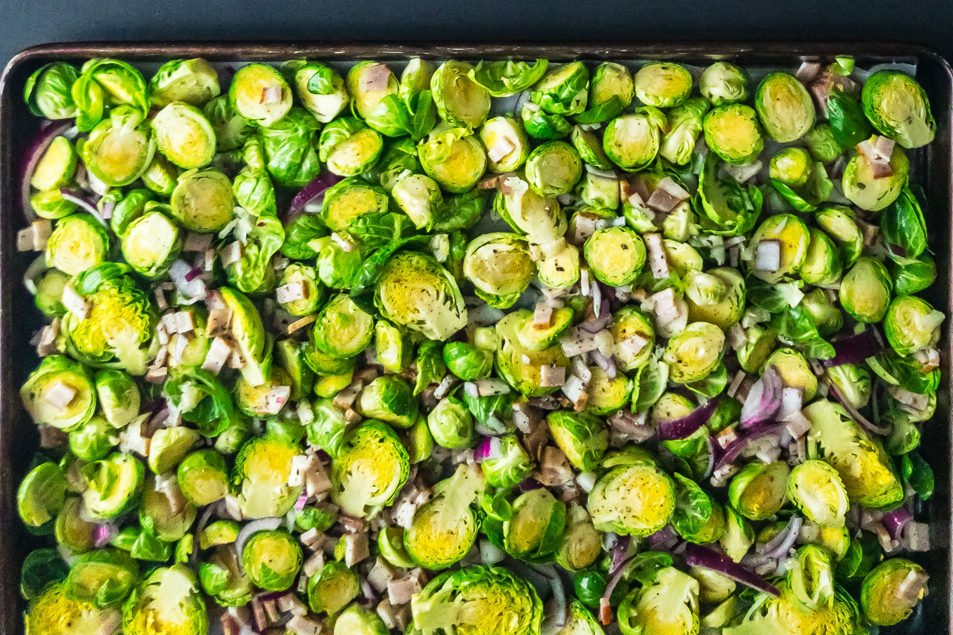 Cider Bacon Brussels Sprouts